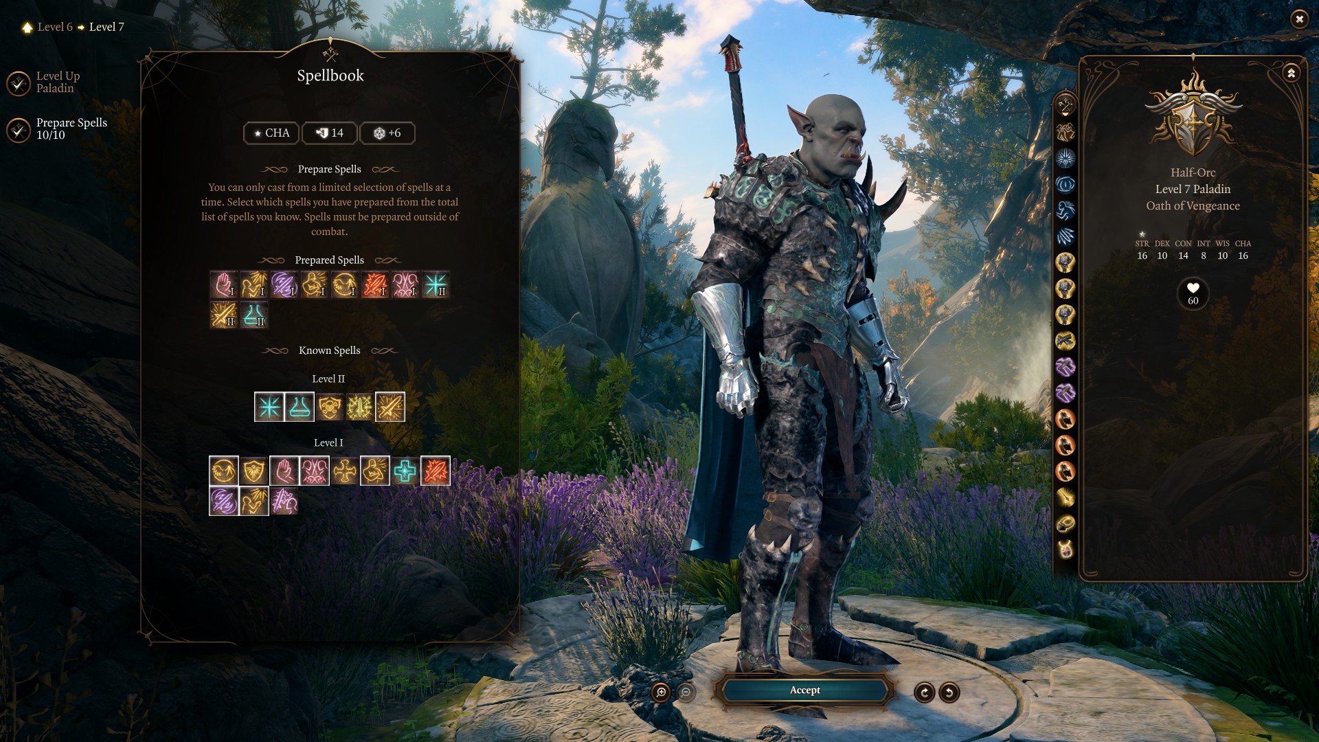 Best Baldurs Gate 3 Tactician Paladin Build Level 7 Deltias Gaming