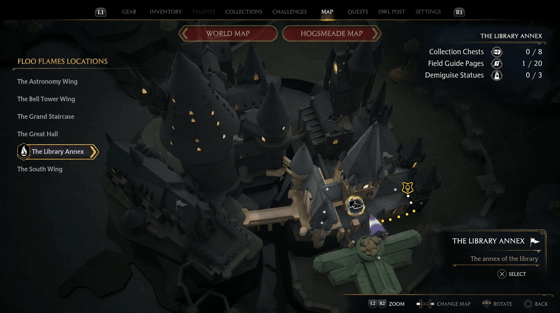 Hogwarts Legacy - Poacher Coat Map location - Deltia's Gaming