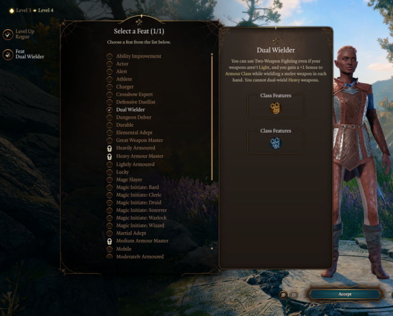 Baldurs Gate 3 Rogue Level 4 Feat Deltias Gaming
