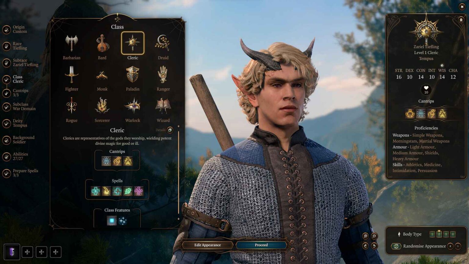 Best Baldurs Gate 3 Multiclass Cleric Build Deltias Gaming